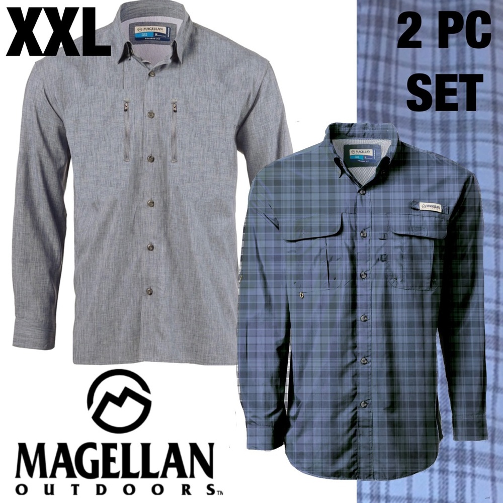 Nwot 2 Pc Magellan Adventure Gear Loose Fit Signature… - Gem